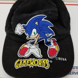 Sega | Accessories | Vintage Sega Sonic The Hedgehog Gameworks Hat Cap ...